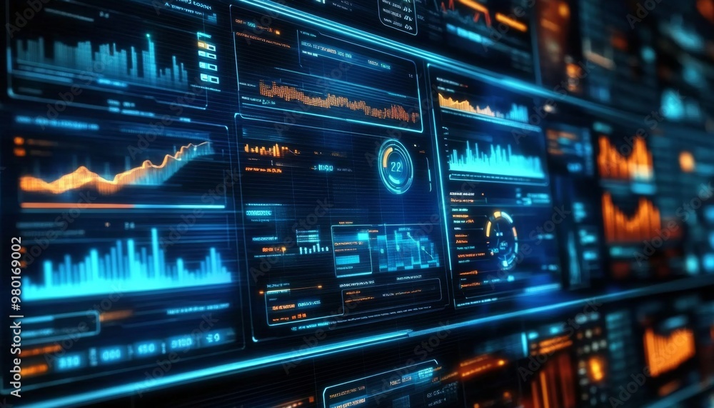 Visual Representation of Performance Metrics Through Dashboards Stock ...