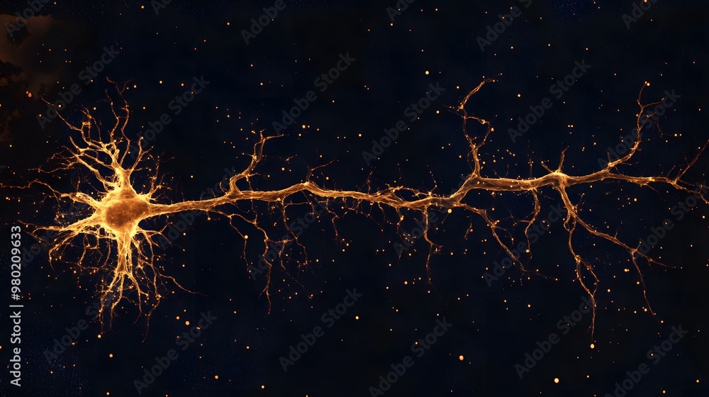 20. Cross-section of a neuron showing the axon, myelin sheath, and ...