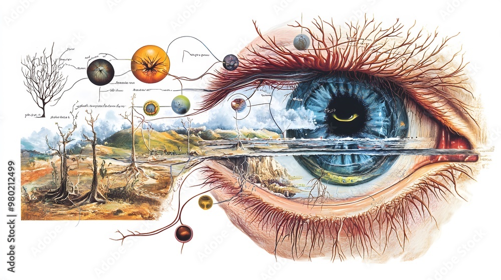 47. Conceptual diagram of the pathways involved in visual processing ...