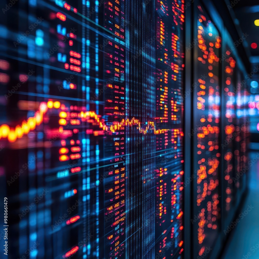 High-frequency trading servers with complex data flows and fluctuating ...