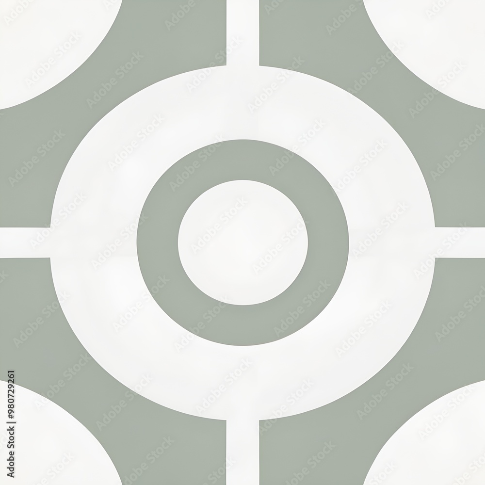 geometric design featuring a symmetrical pattern. The layout consists ...