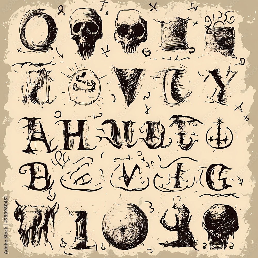 Spooky Alphabet Decoding Activity: Unravel Secret Messages with Haunted ...