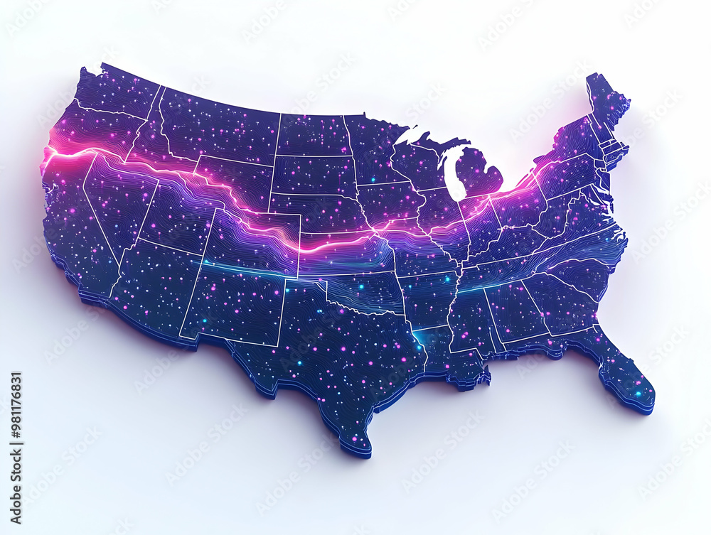 Flat Holographic Election Map with Predictive Data Waves: Visualizing ...