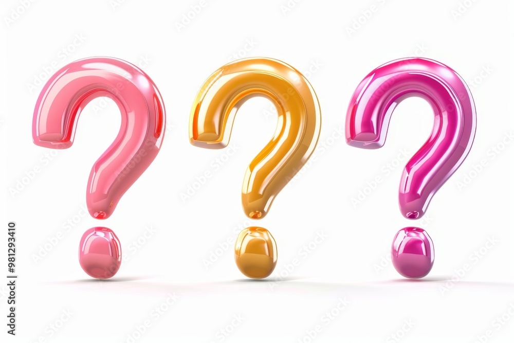 Question mark icon, quiz symbol, interrogation sign, simple rebus ...