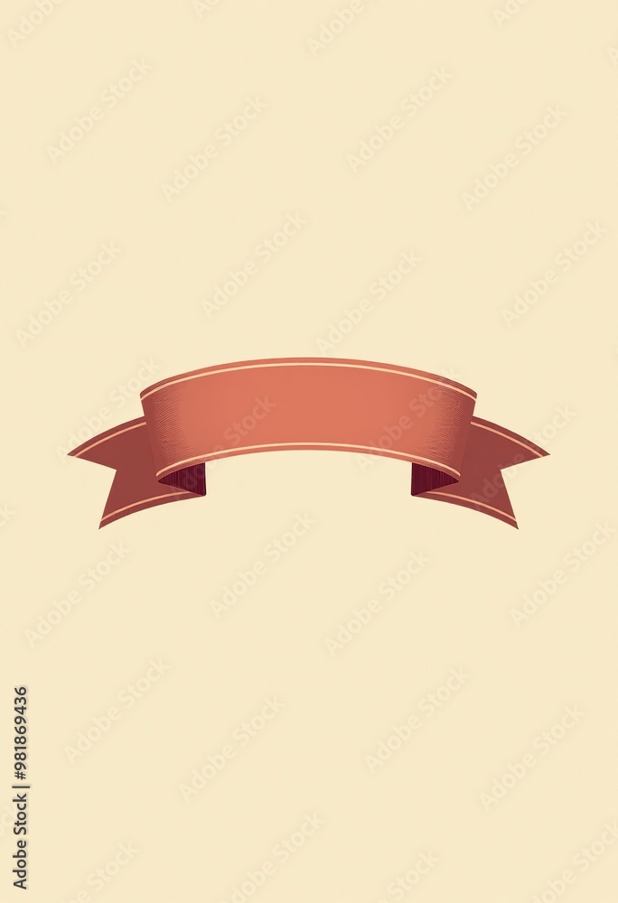 Retro Ribbon Graphics: Vector Illustrations for Vintage Projects Stock ...