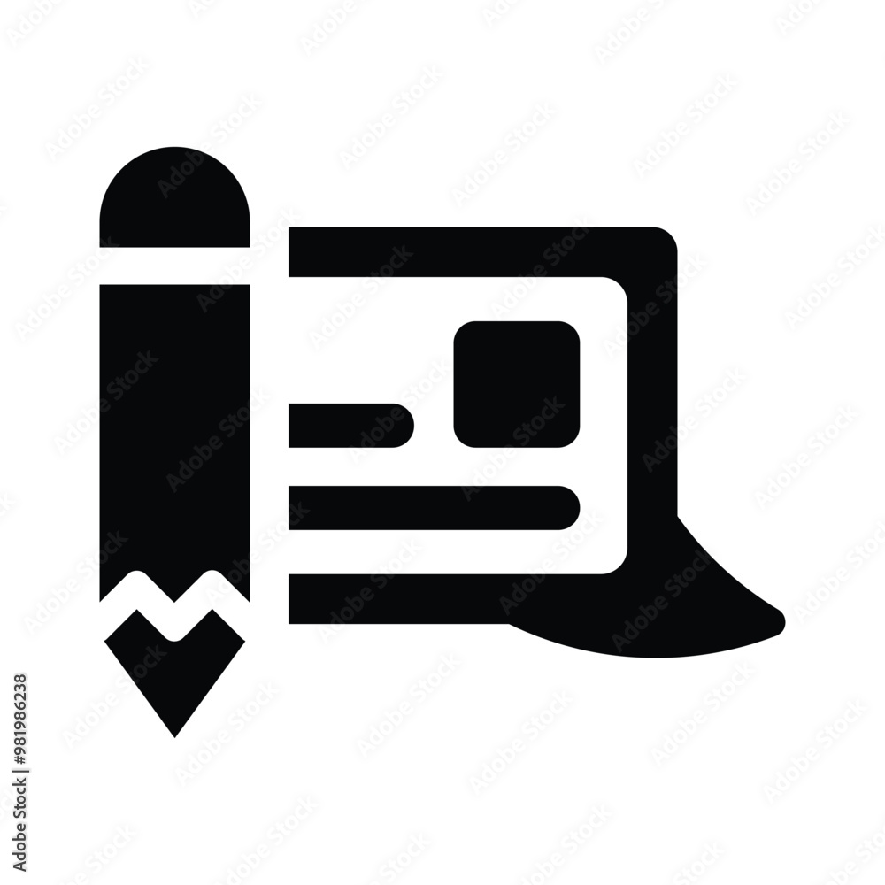 Content creation icon Stock Vector | Adobe Stock