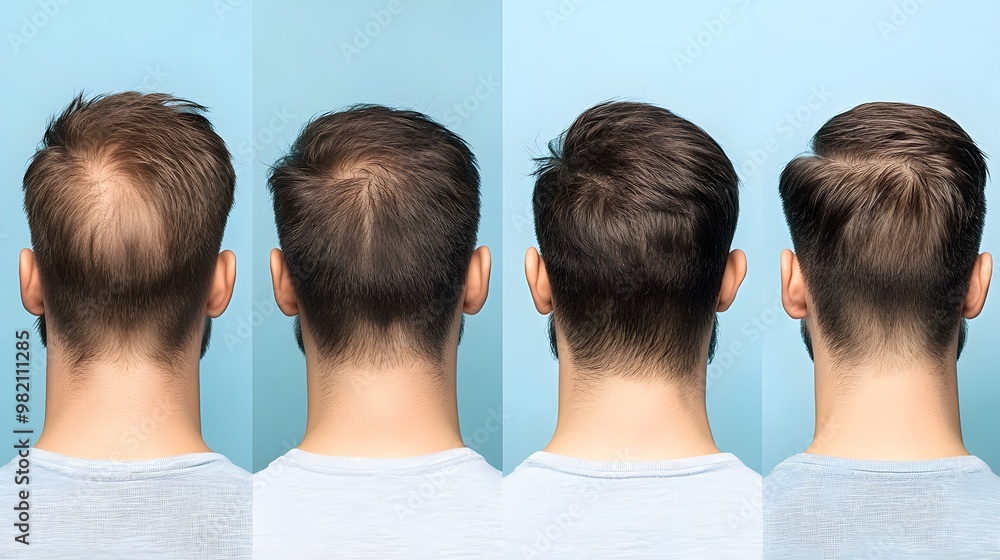 Comprehensive infographic on hair regrowth solutions, paired with ...
