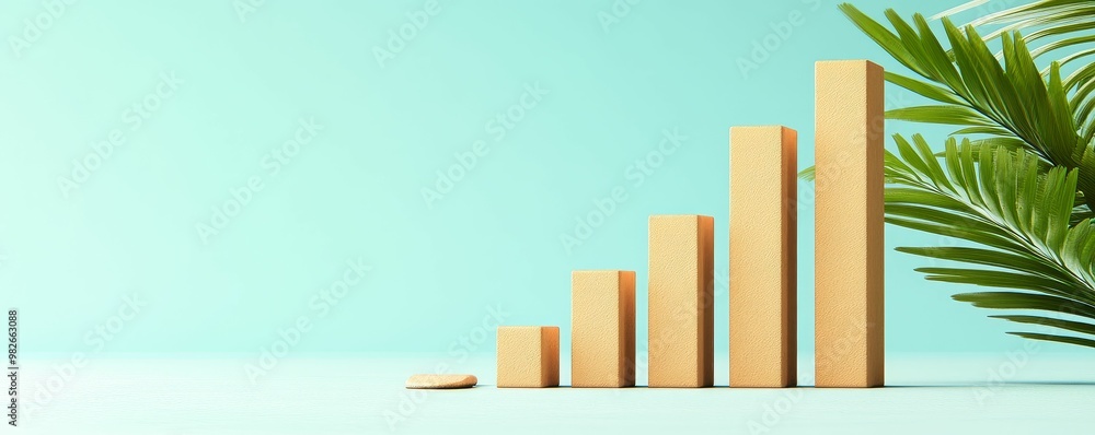 A bar chart with bars decreasing in height, each labeled with a ...