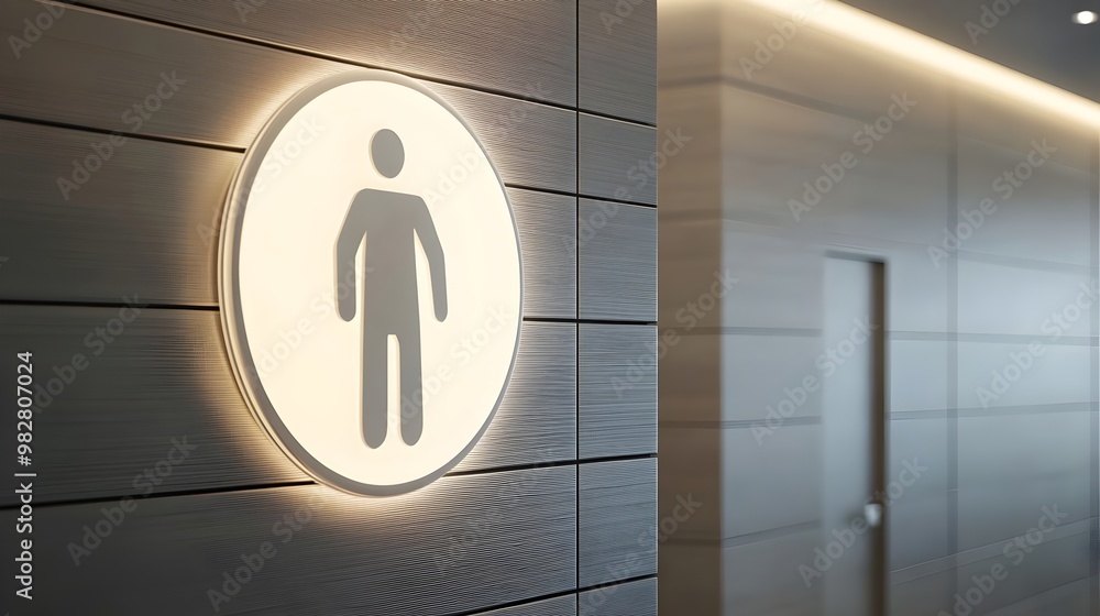male/men toilet wc symbol. The logo for tell people this washroom or ...