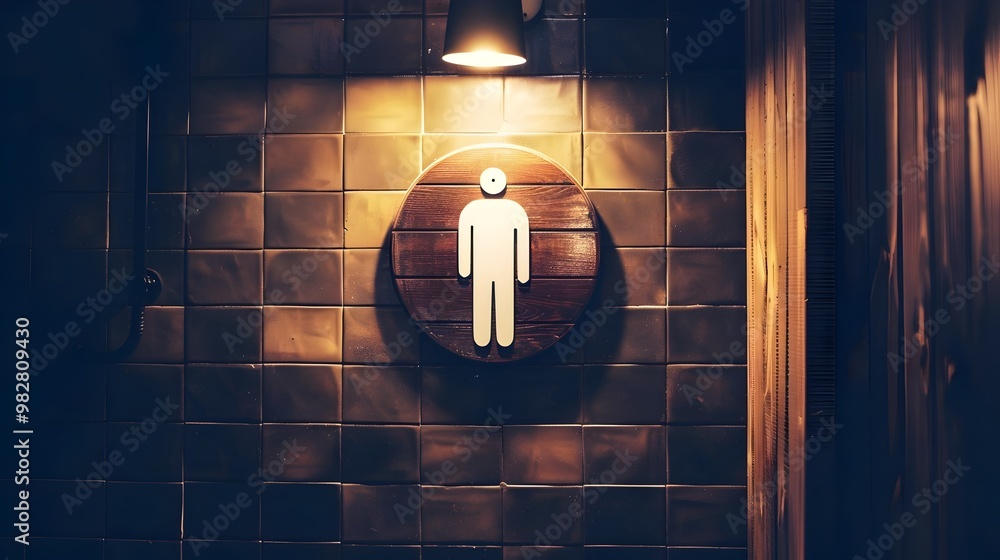 male/men toilet wc symbol. The logo for tell people this washroom or ...