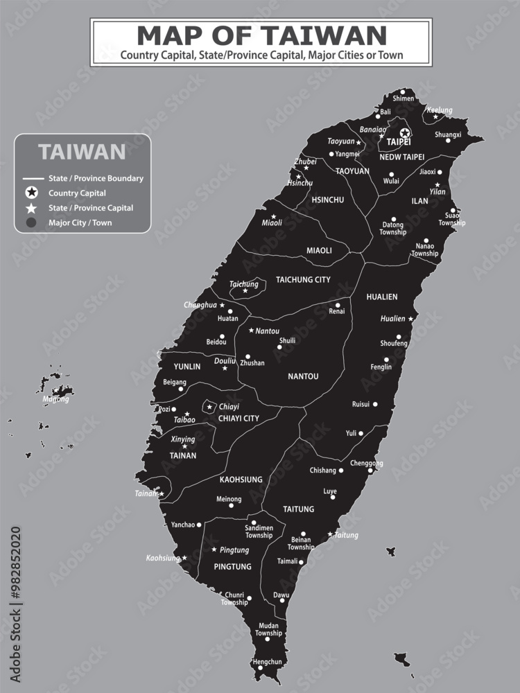 Geography Political map. Political map of country with capital ...