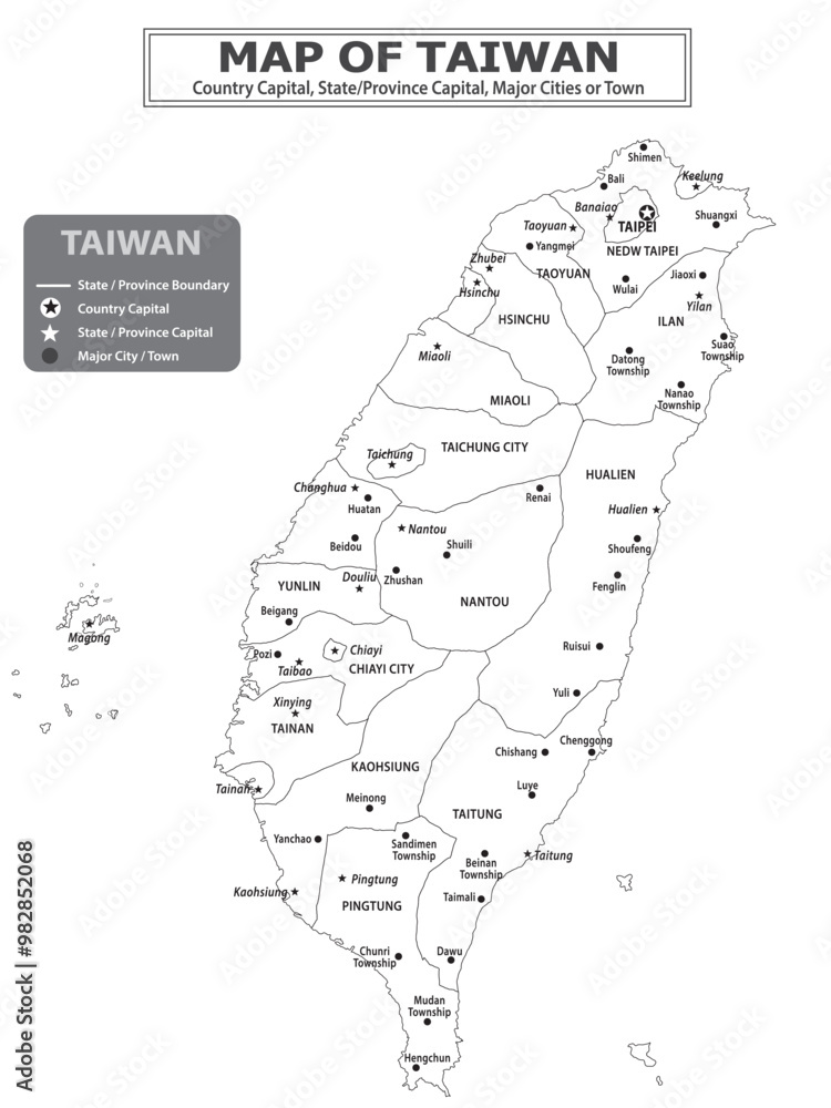 Geography Political map. Political map of country with capital ...