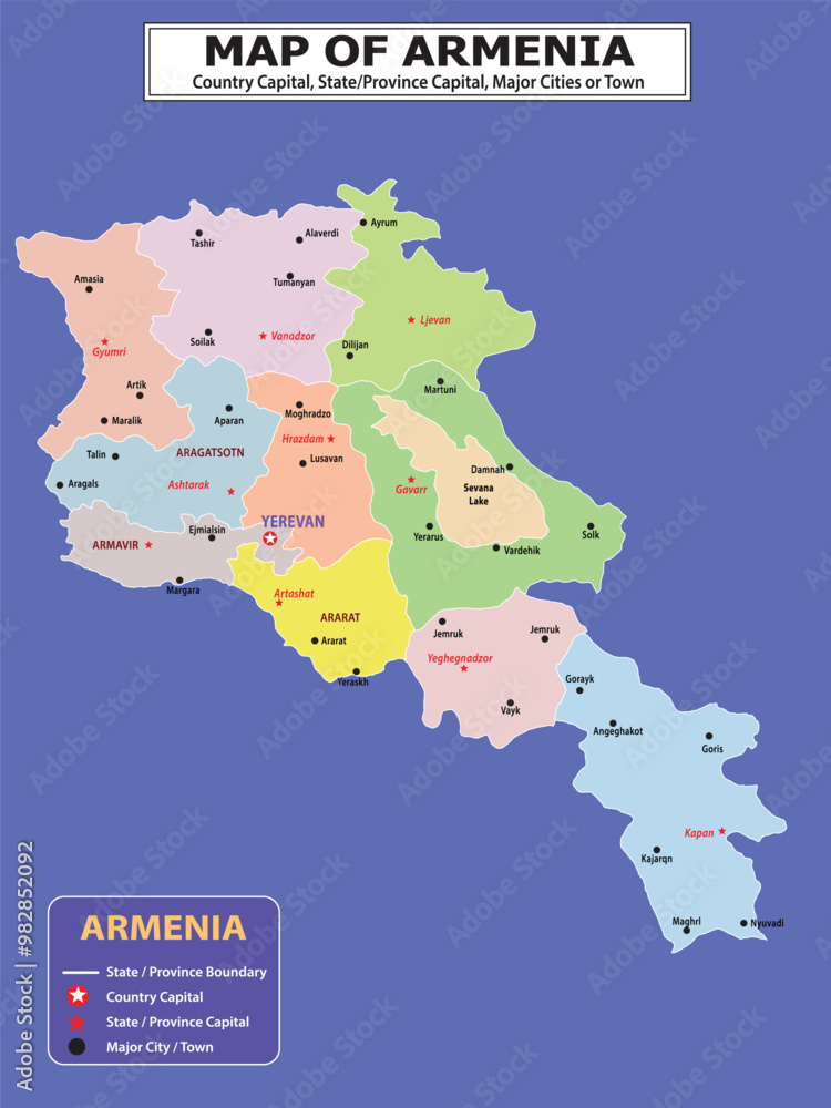 Geography Political map. Political map of country with capital ...
