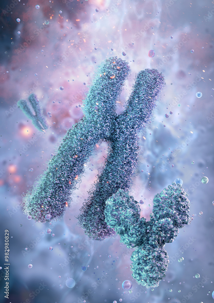 Human X Y chromosomes, karyotype, structure, division. Genetic ...