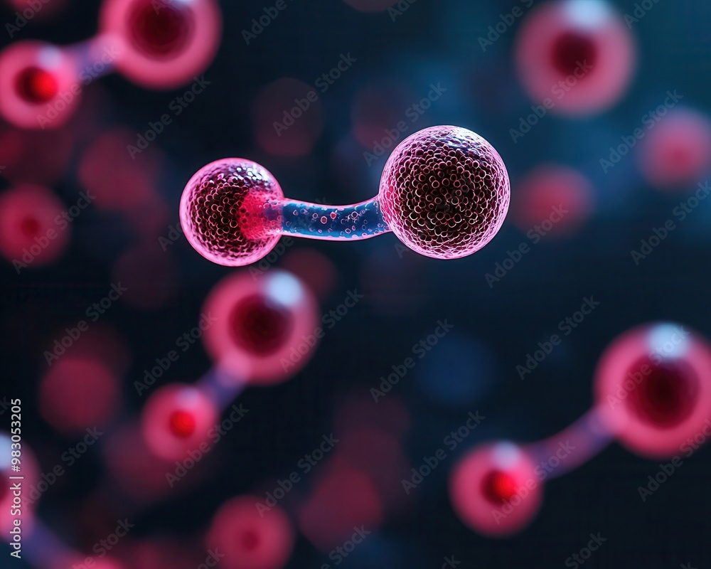 Biological pathway of T-cell lymphoma, intricate molecular ...