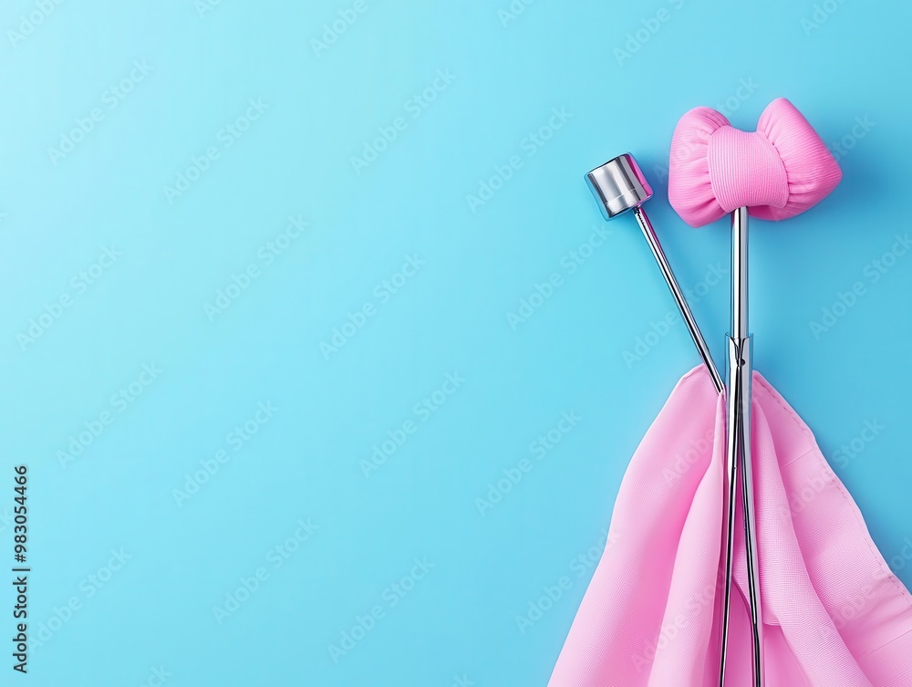 Lymph Node Biopsy Procedure With Medical Instruments Precise And