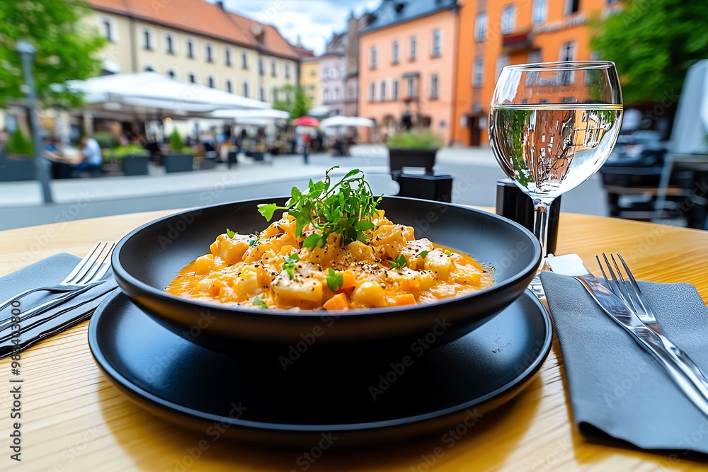 A traditional Polish meal in Kazimierz Dolny, enjoyed at a cozy local ...