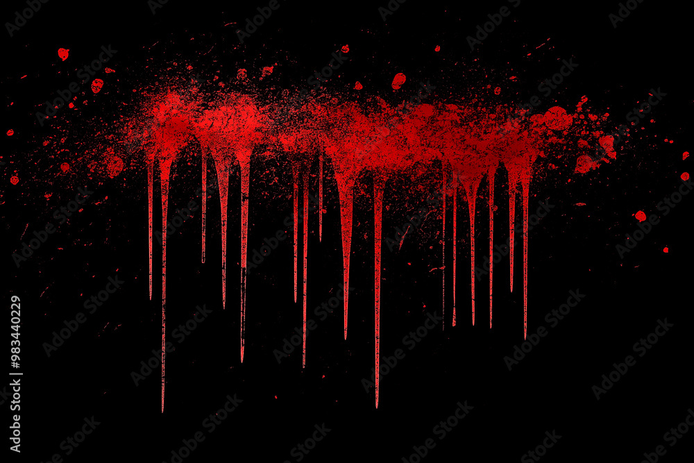 Blood Splatter overlay black background Stock Photo | Adobe Stock