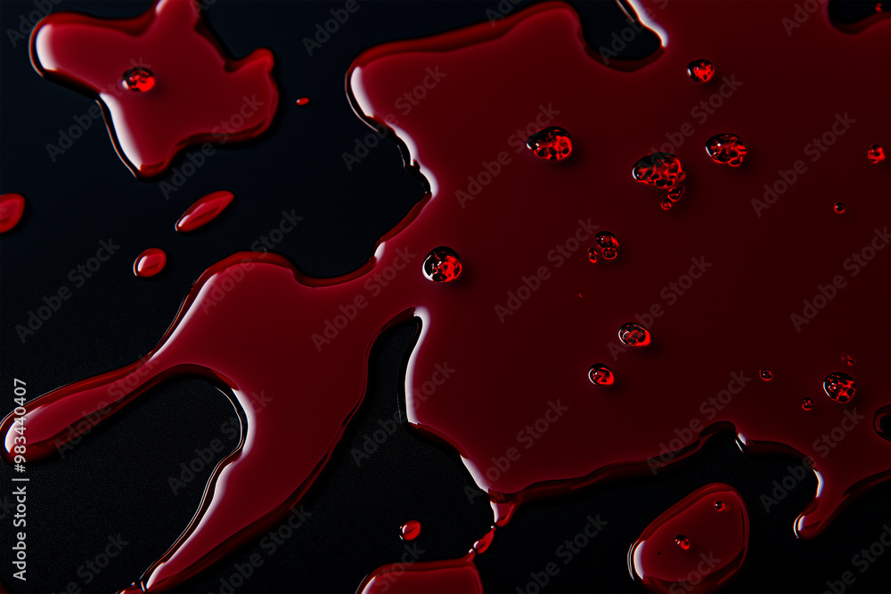 Blood Splatter overlay black background Stock Photo | Adobe Stock