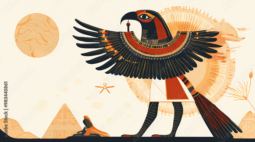 Thoth, egyptian god of writing, magic, wisdom, and the moon. Egyptian ...