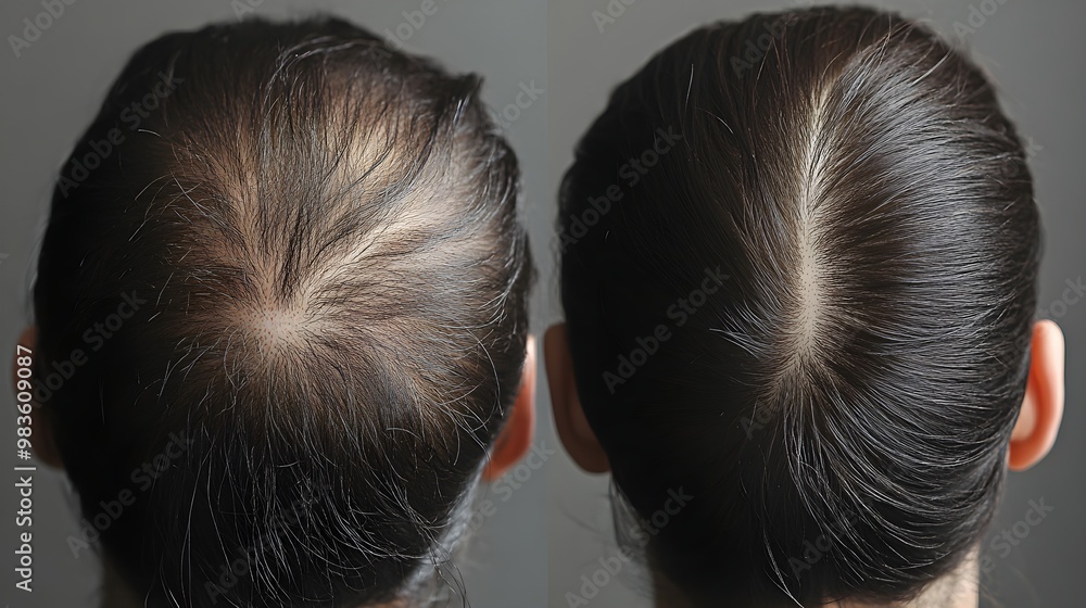 Comprehensive infographic on hair regrowth solutions, paired with ...