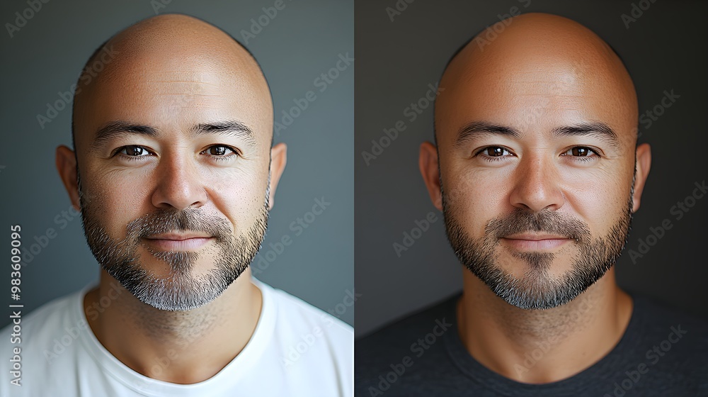 Create a social media post showcasing the progress made with hair loss ...