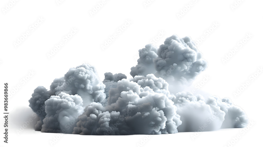 Soft Fluffy Clouds Cut Out PNG Images for 3D Renderings | Heavenly ...