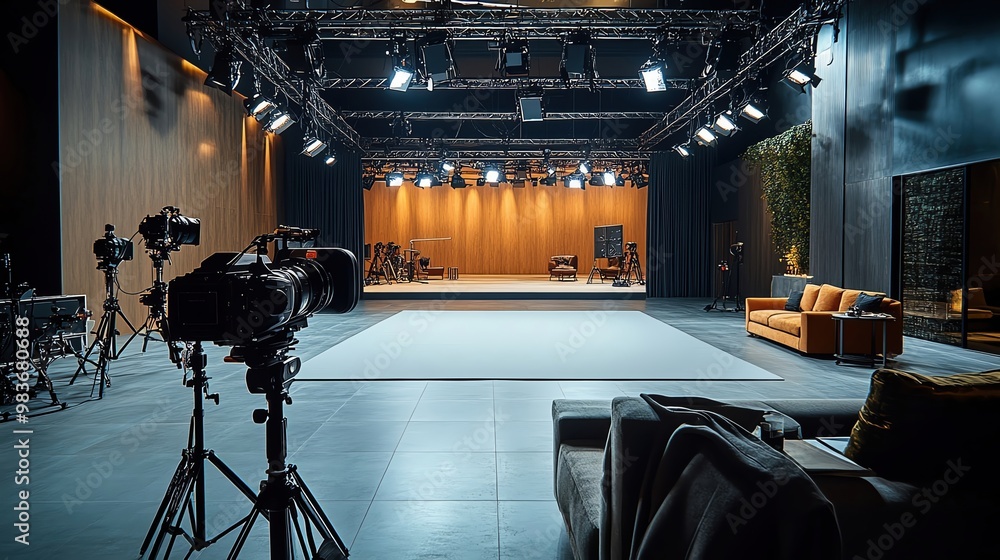 Explore the evolution of a scene from an empty space to a fully staged ...