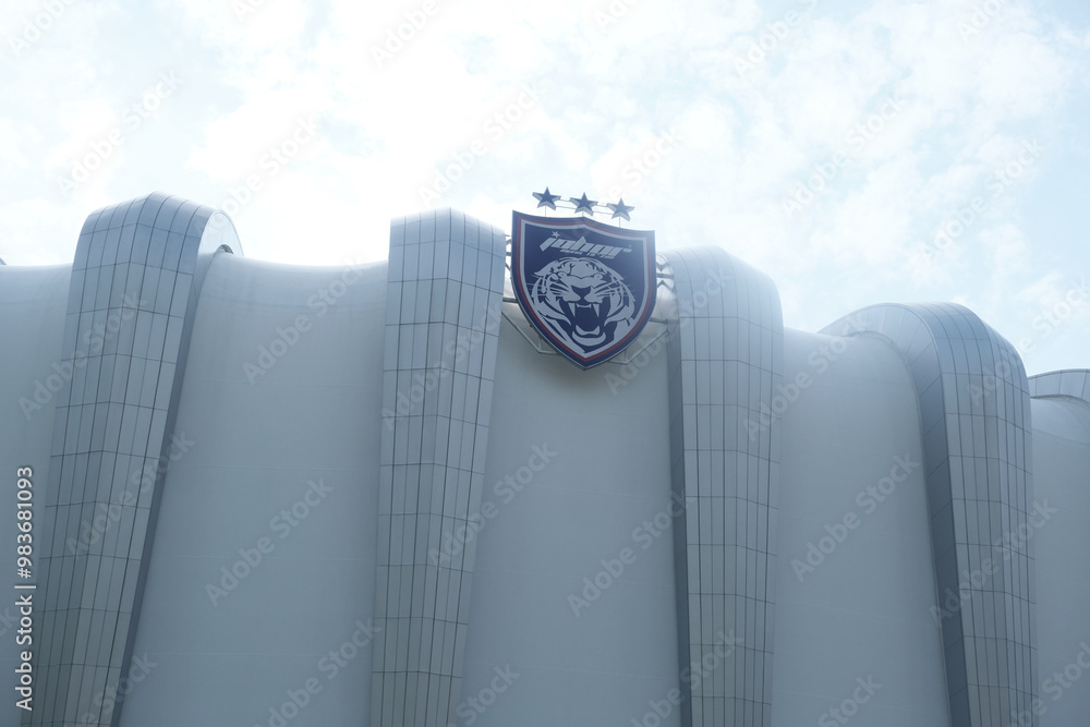 "Johor, Malaysia- Sept 14, 2024: A picture of JDT logo at Stadium ...