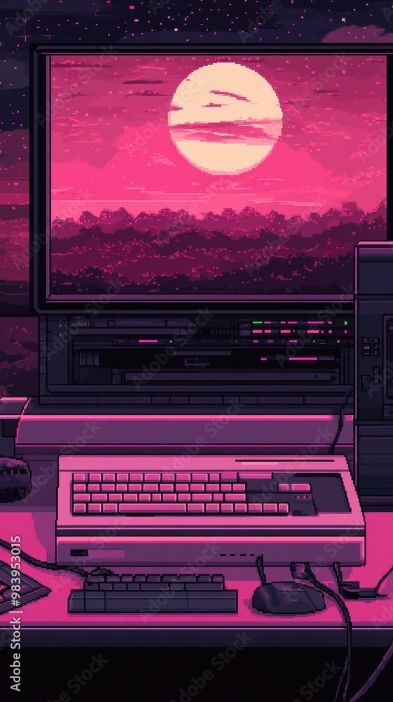 Retro old computer user interface,Pink Y2K computer window page and ...
