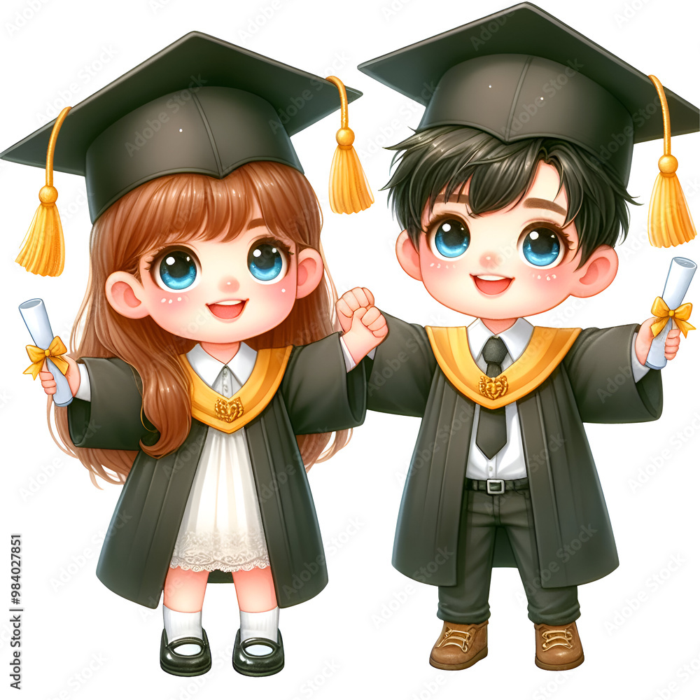 Graduating Students, Graduation Cap PNG, Educational Clipart ...