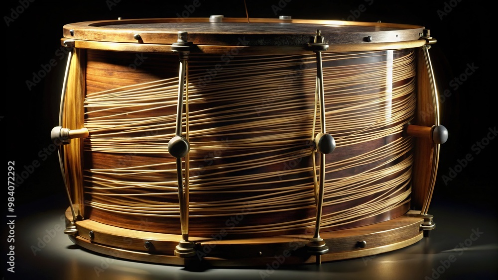 Vintage spinning drum with slits and hand-drawn animations creates ...