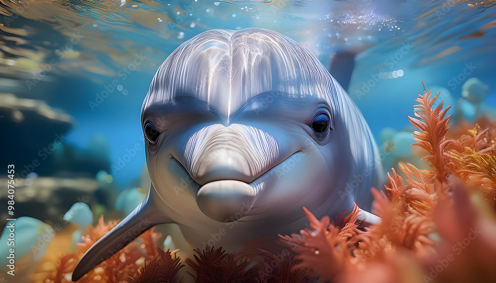 Ojos y mirada de la naturaleza, Delfín, Delphinidae. Animales, fauna ...