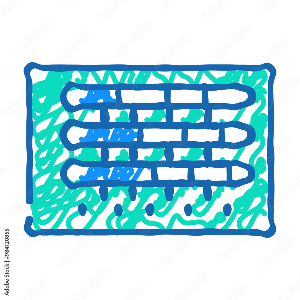 body mass index doodle icon sketch vector. body mass index sign ...