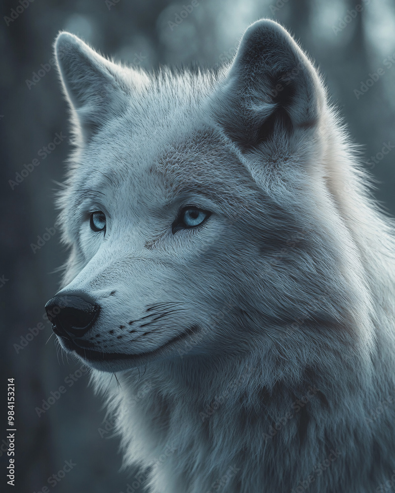 Wolf an iconic apex predator, embodies both grace and ferocity. With ...