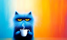 Grumpy Cat Coffee Poster Free Stock Photo - Public Domain Pictures