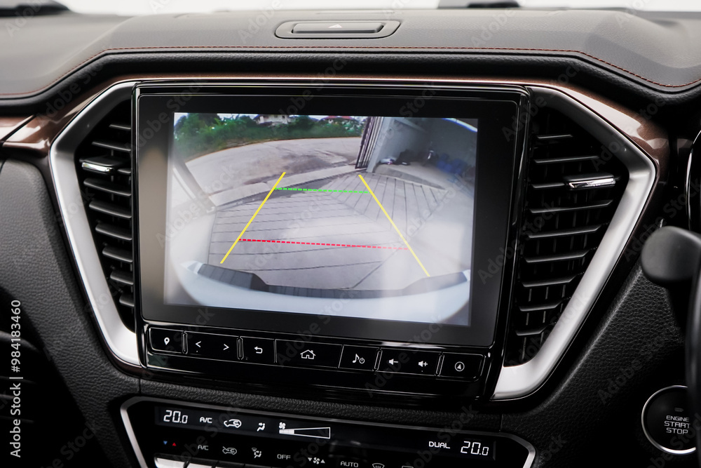Rear view monitor for reversing system Car display and rear view camera ...