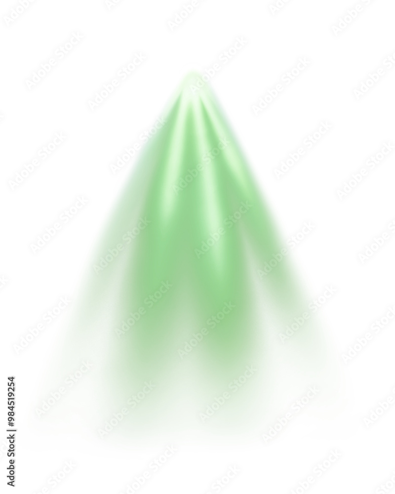 Ray lens flare png green light effect sticker, transparent background ...
