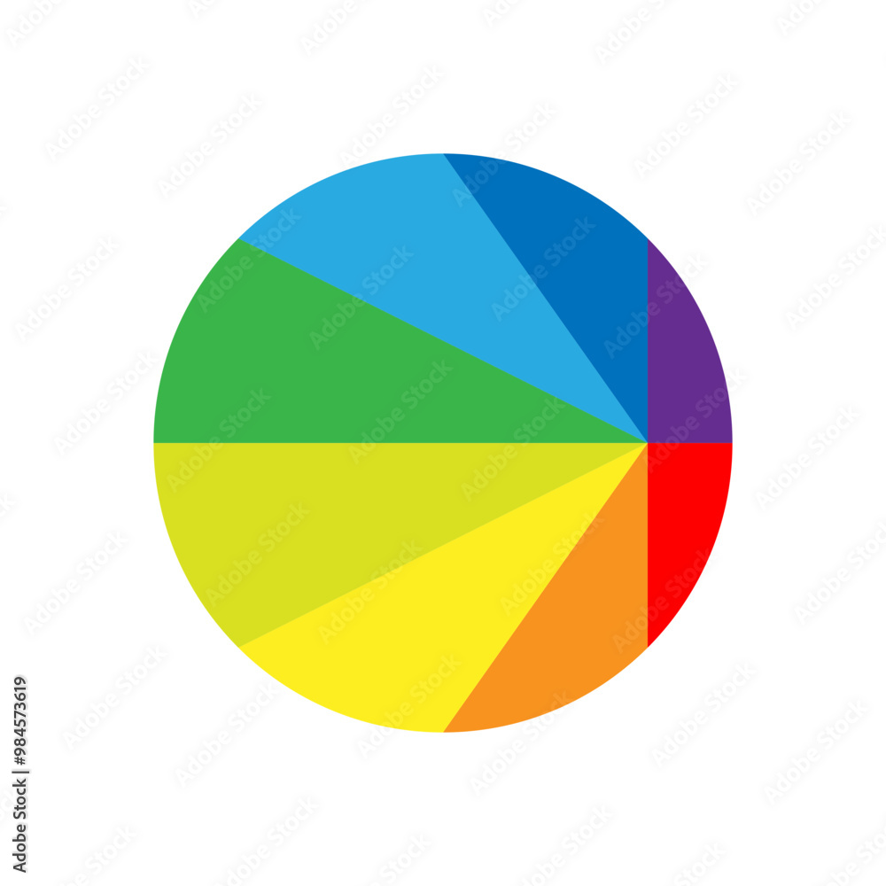 Color wheel / Color palettes Icons Stock Vector | Adobe Stock