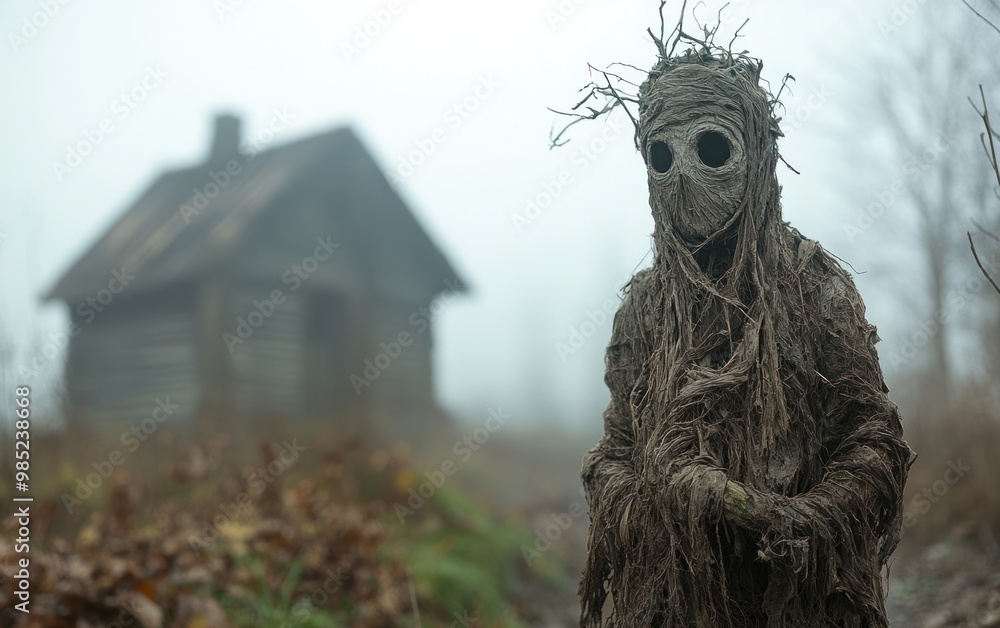 Mythical figures: Baba Yaga, infamous witch living in hut on chicken ...