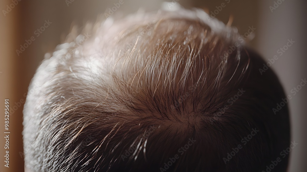 Personal journey video of hair restoration treatment, with clear before ...