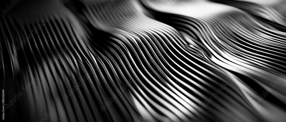 Black and white close up macro illustration of a car radiator featuring ...