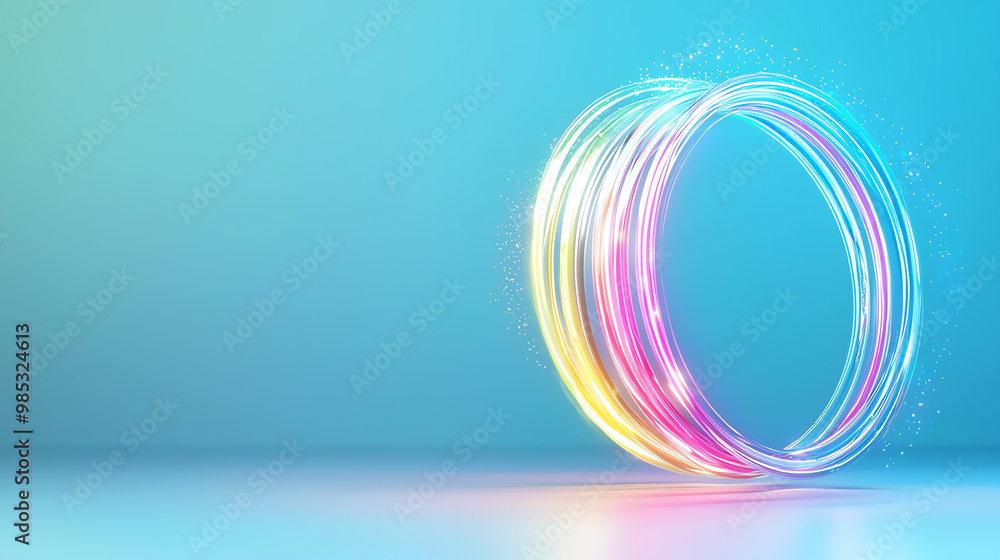 Circular timeline with stages of growth represented by expanding rings ...