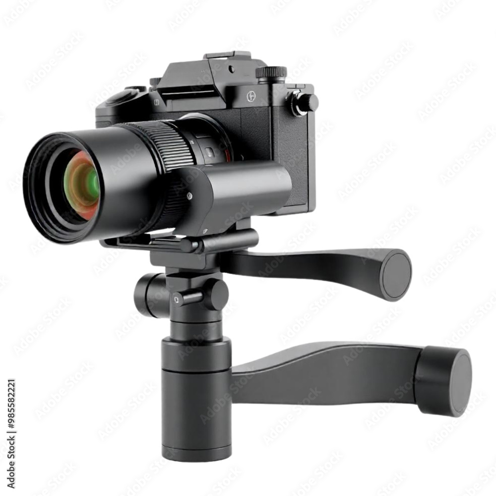 3d render a Gimbal with camera on Isolated transparent background png ...
