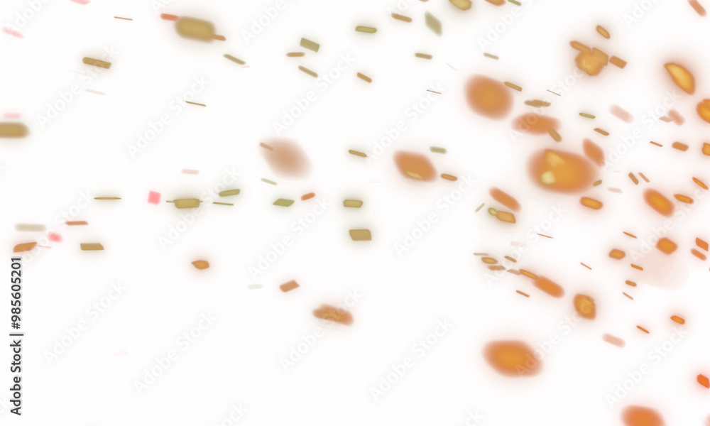 3d render of fire embers or particles for video overlay effect ...