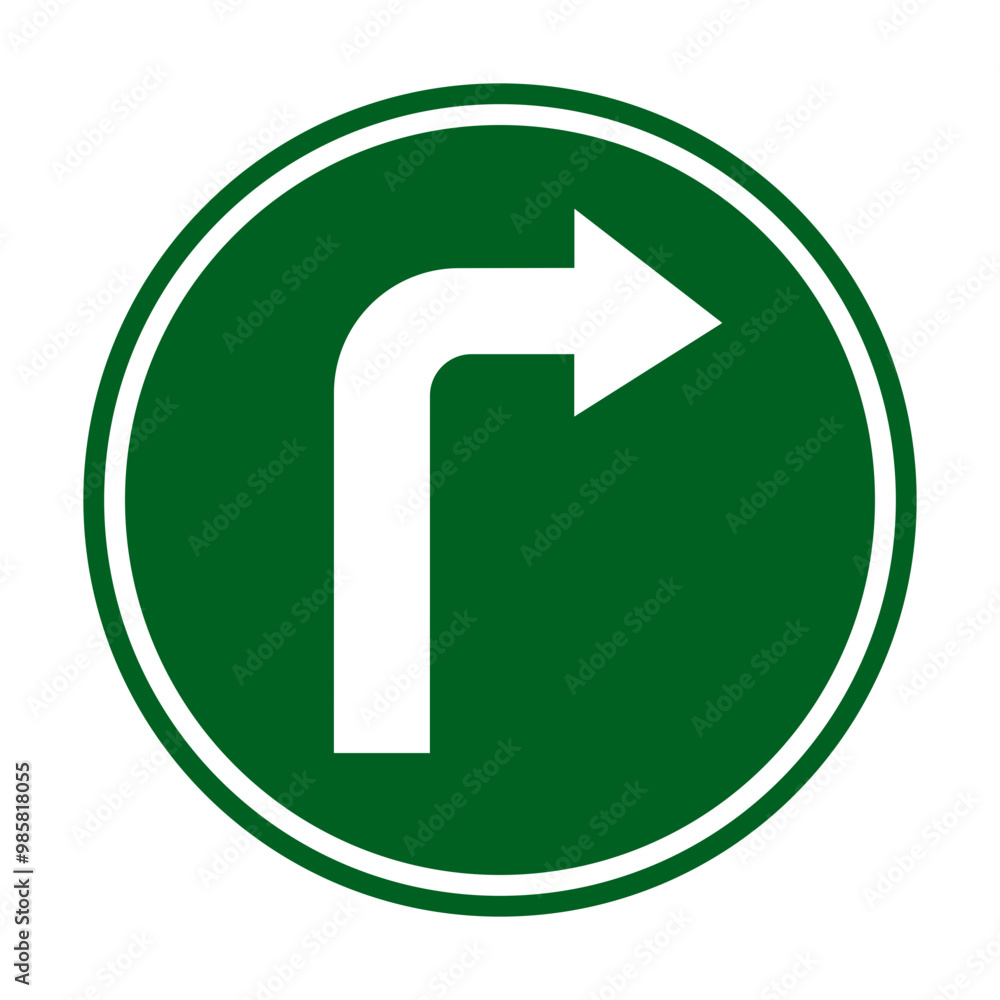 Green Icon for Roads and Directions | Way Direction Arrow Sign ...