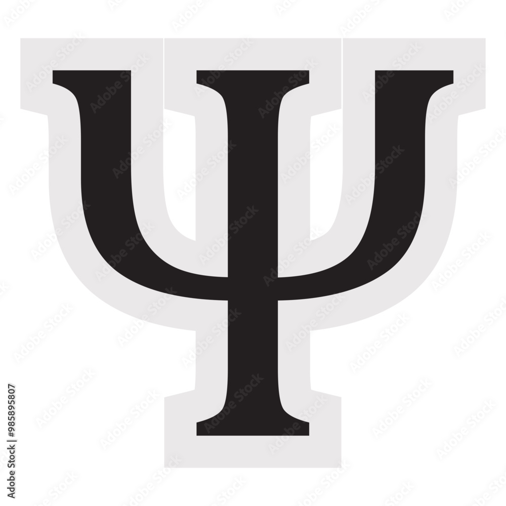Greek Alphabet Letters Icon Set, Fraternity, Sorority Symbols ...