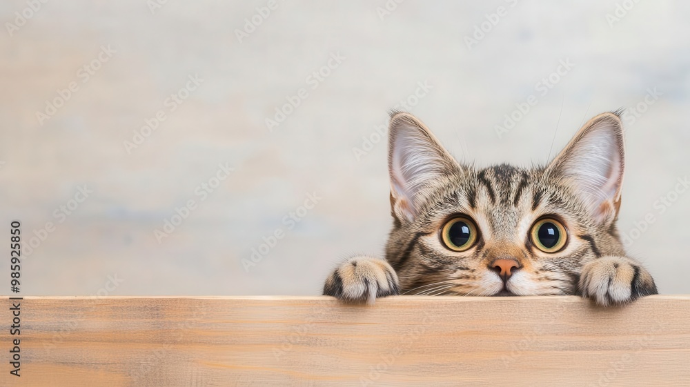 Cat exploring a new environment confidently, pet behavior, feline ...