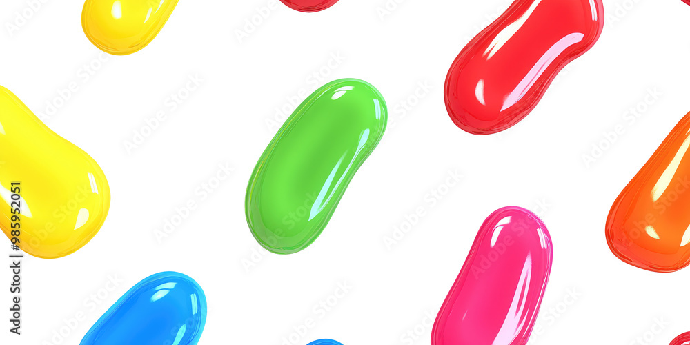 Lots of 3d liquid paint ui blobs on transparent cutout background, PNG ...