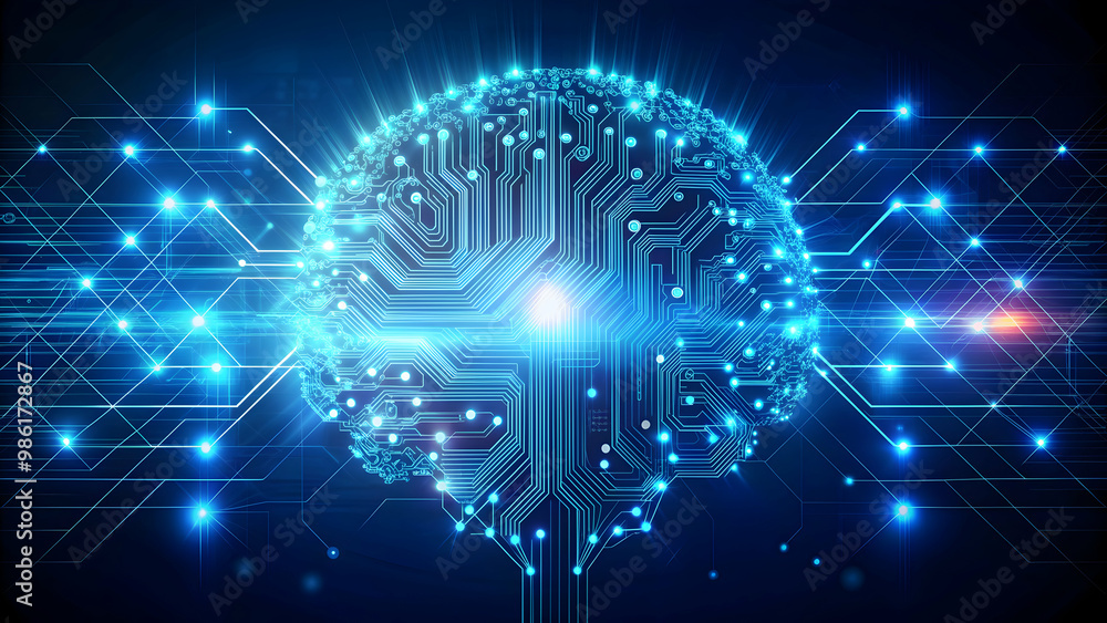 Diagramme KI showing artificial intelligence technology concept ...